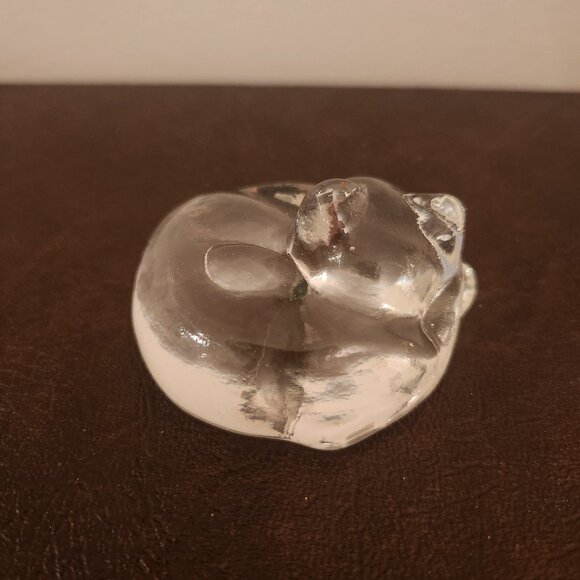 Art | Steuben Art Glass Kitten Sitting Cat Paperweight Handblown ...